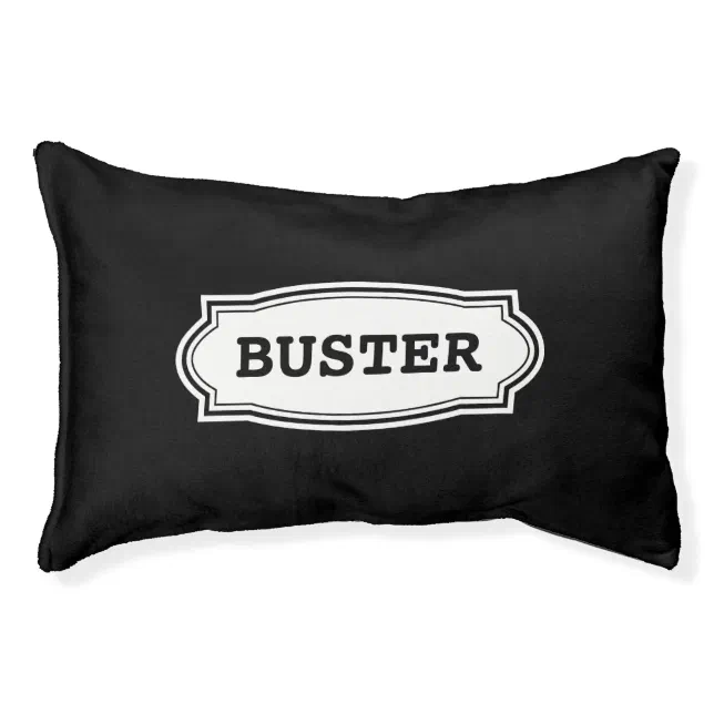 Custom dog bed with personalizable pet name | Zazzle