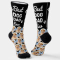 Custom DOG DAD Personalized Pattern Pet Photo Crew Socks | Zazzle