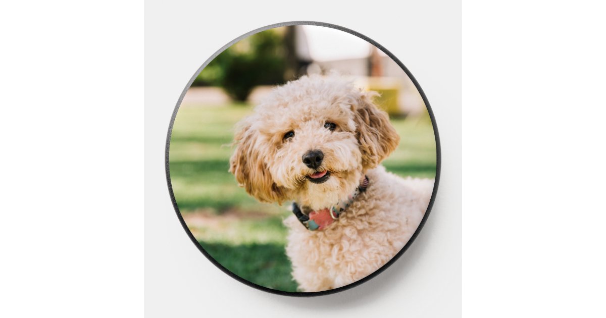Custom Dog Pet Photo Personalized PopSocket | Zazzle