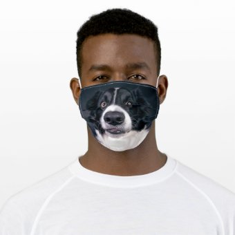 Custom Dog Photo Adult Cloth Face Mask | Zazzle