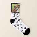 Custom Dog Socks - Fun Boxer Dog | Zazzle