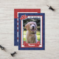Custom Dog Trading Cards, Classic MVP Pet Trading Calling Card | Zazzle