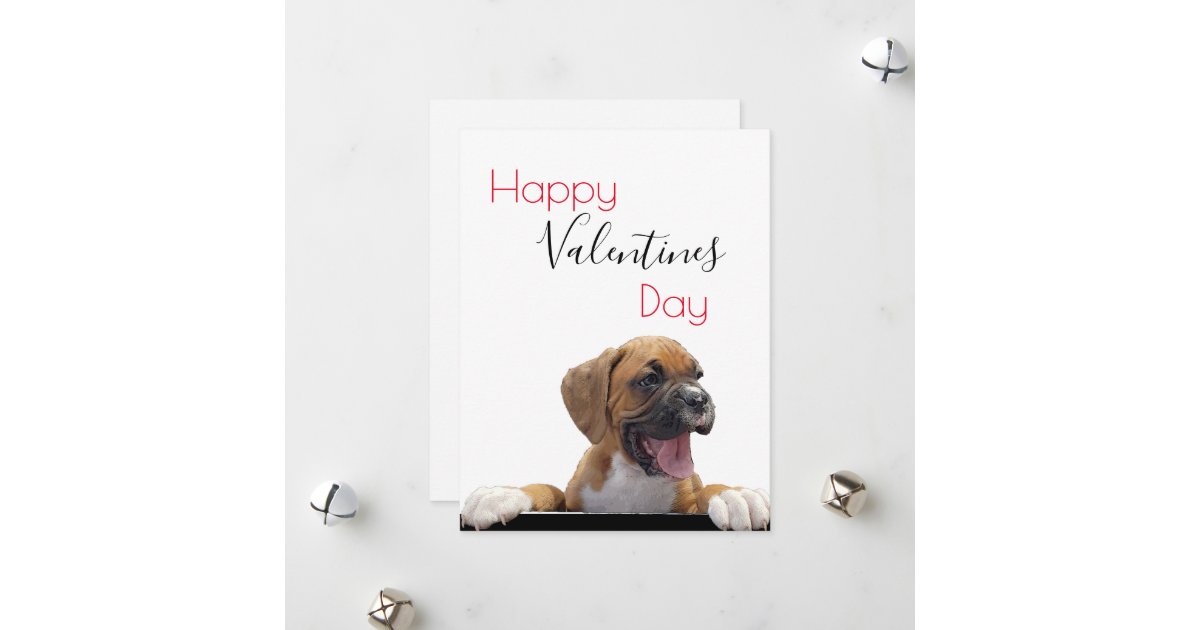 Custom Dog Valentine Card | Zazzle