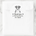 Custom Dog Wedding Favor Stickers | Zazzle