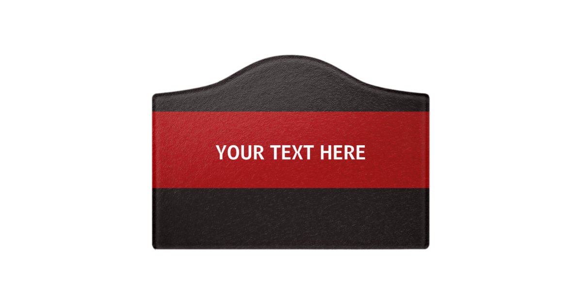 Custom Door Sign Template | Zazzle