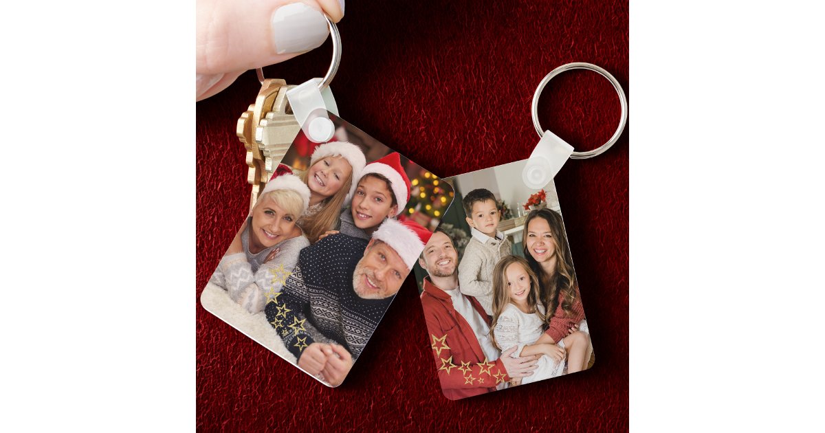 Custom Double Sided Photo Keychains, Custom Photo Keychain | Zazzle