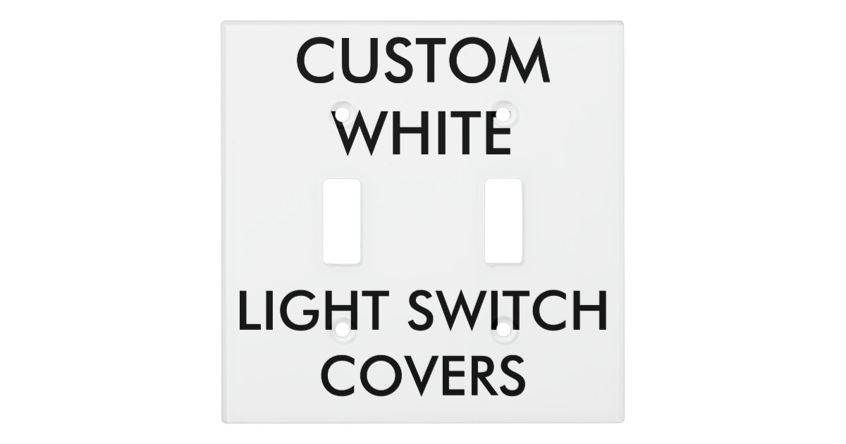 Custom Double Toggle Surround Light Switch Cover | Zazzle