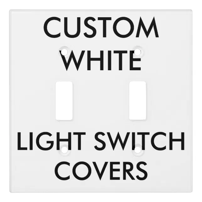 Custom Double Toggle Surround Light Switch Cover | Zazzle