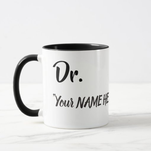 Custom Dr. Mug | Zazzle