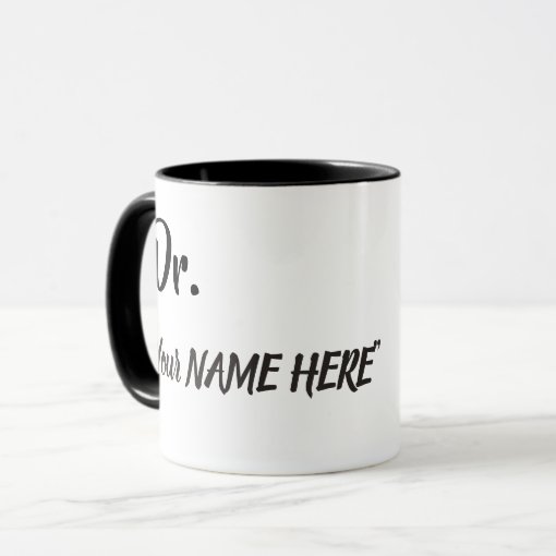 Custom Dr. Mug | Zazzle