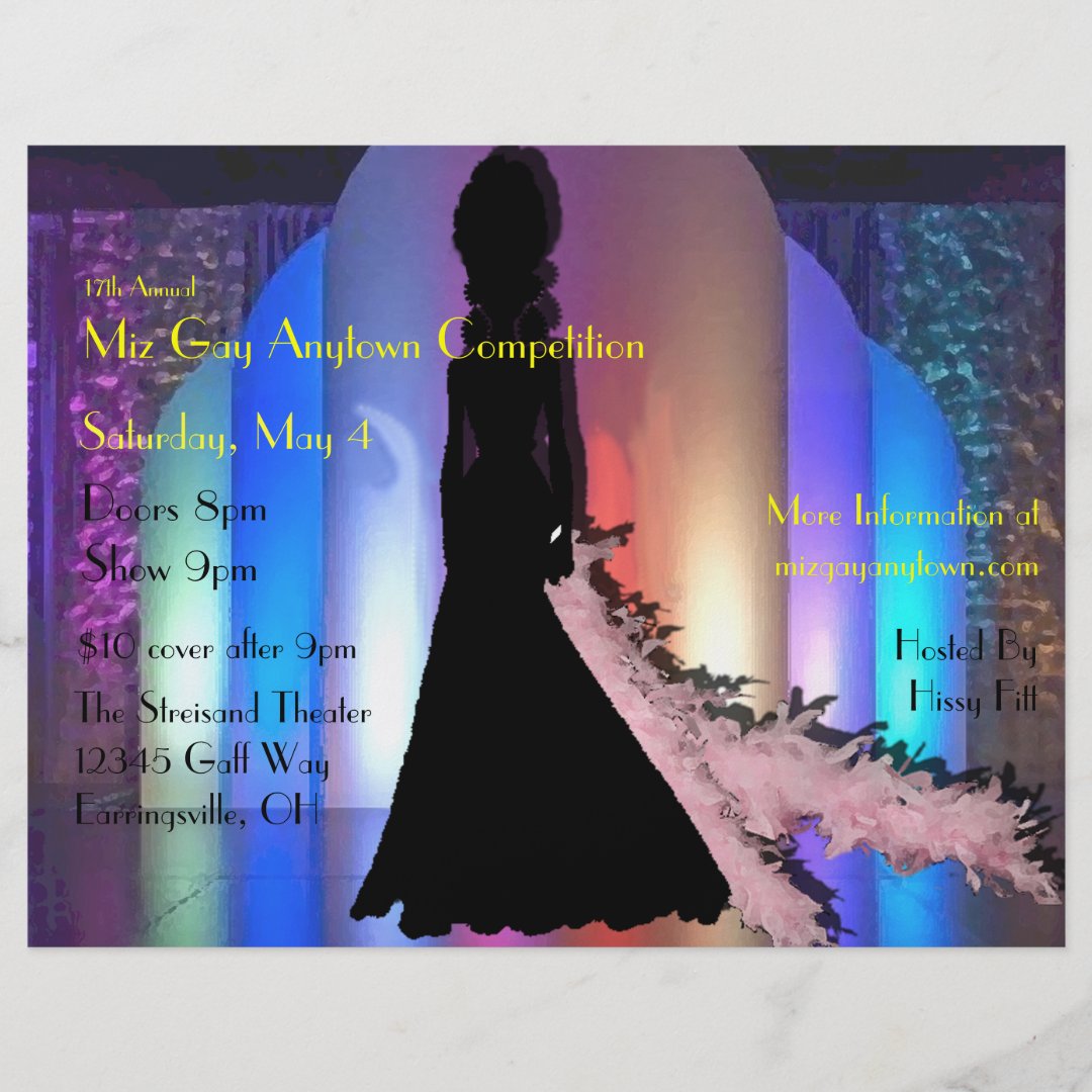 Custom Drag Event Flyer | Zazzle