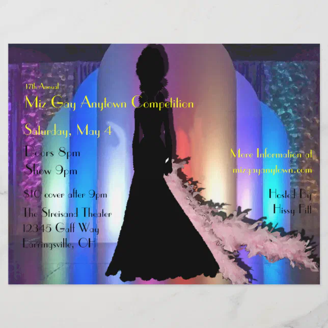 Custom Drag Event Flyer | Zazzle