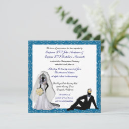 Custom Drag Imperials Royal Wedding Invitations | Zazzle