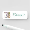 Custom Dry Erase Name Tag Reusable Name Badge | Zazzle