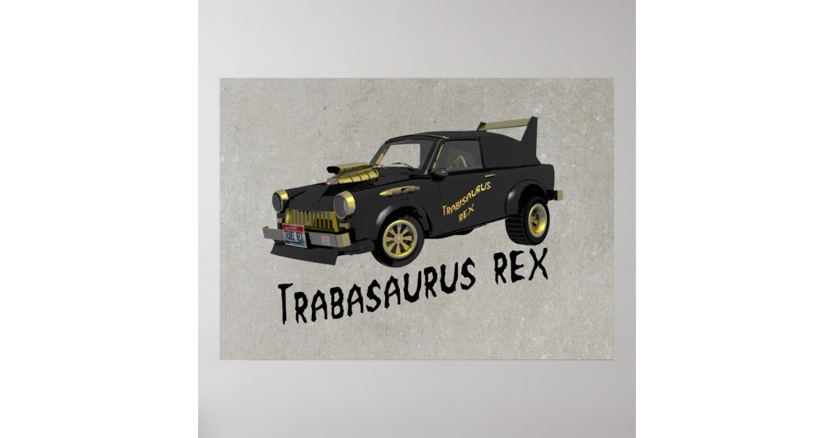 Custom East German Trabant Car Poster | Zazzle