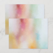 Custom Elegant Colorful Abstract Art Blank Note Card | Zazzle