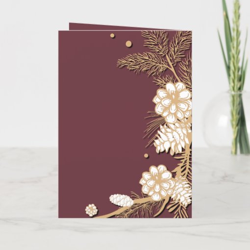 Custom Elegant Holiday Season Greeting Card Design | Zazzle