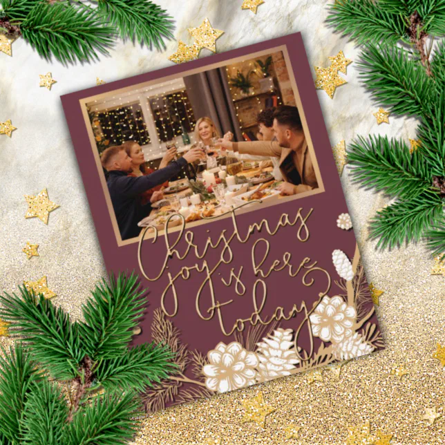 Custom Elegant Holiday Season Greeting Card Design | Zazzle