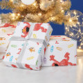 Custom Elmo Crayon Pattern Birthday Wrapping Paper | Zazzle