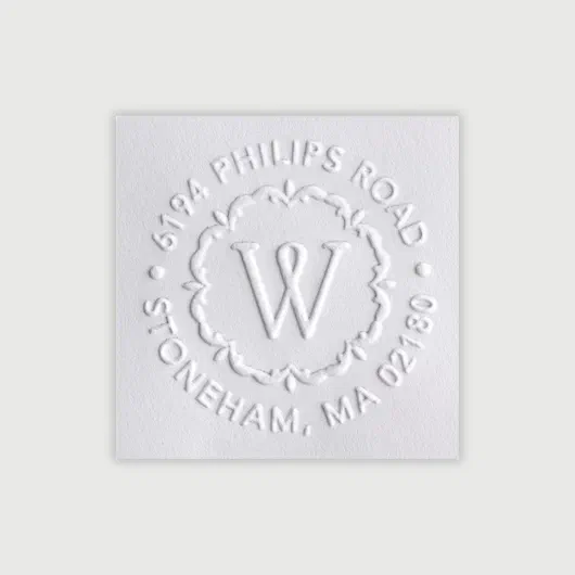 Custom Embosser Seal Hand Held - Shiny EZ-Seal | Zazzle