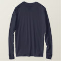 Custom embroidered navy blue boat captain shirts | Zazzle