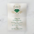 Custom Emerald, 55th Wedding Anniversary Cards | Zazzle
