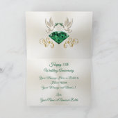 Custom Emerald, 55th Wedding Anniversary Cards | Zazzle