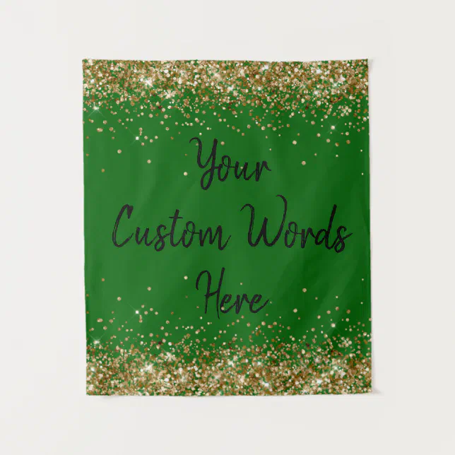 Custom Emerald Backdrop Birthday Party Photo Booth | Zazzle