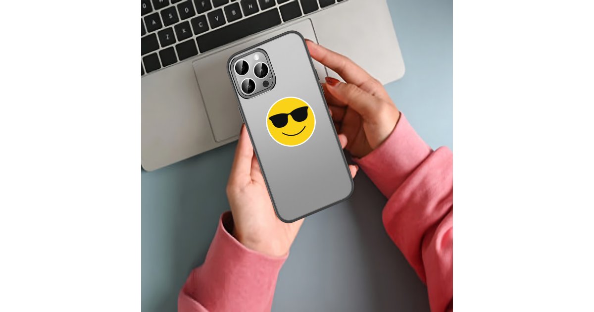 Custom Emoji Phone Stickers Personalized Logo | Zazzle