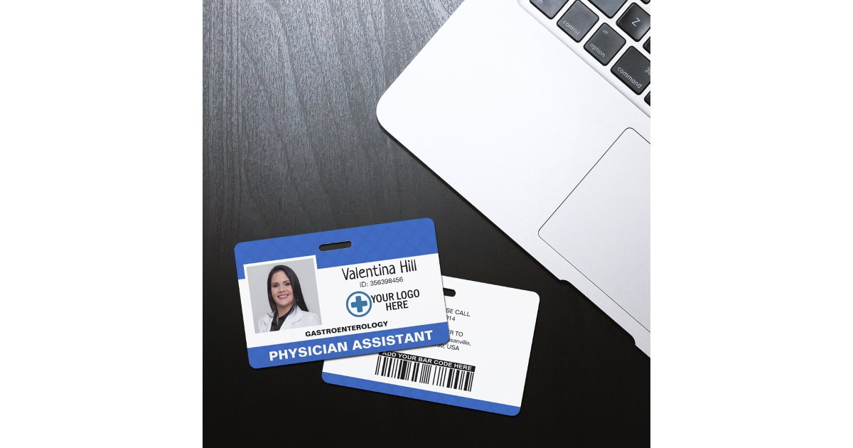 Custom Employee, Logo and Photo ID Badge | Zazzle