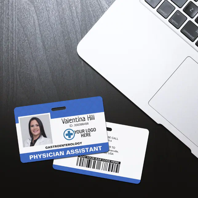 Custom Employee, Logo and Photo ID Badge | Zazzle