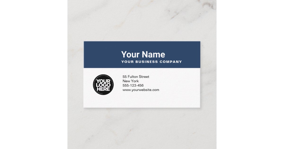 Custom Employee Logo Business Card | Zazzle