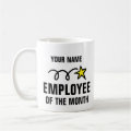 Custom Employee of the month 11oz office mug | Zazzle