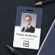Custom Employee Photo, Bar Code, Logo, Name Badge | Zazzle