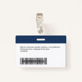 Custom Employee - Photo, Bar Code, Logo, Name Badge | Zazzle