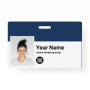 Custom Employee - Photo, Bar Code, Logo, Name Badge | Zazzle