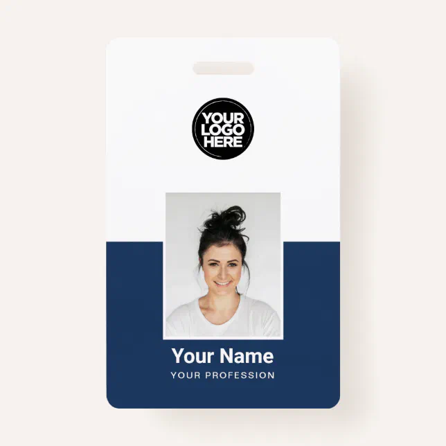 Custom Employee Photo Company Security Id Badges | Zazzle