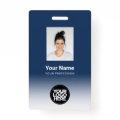 Custom Employee Photo Gradient Badge | Zazzle