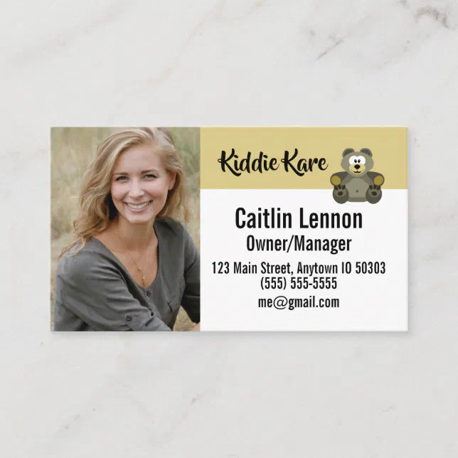 Custom Employee Photo ID Business Card | Zazzle