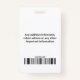 Custom Employee Photo Logo Bar Code Name Badge | Zazzle