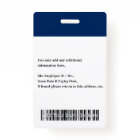 Custom Employee Staff Name Logo Barcode Photo ID Badge | Zazzle