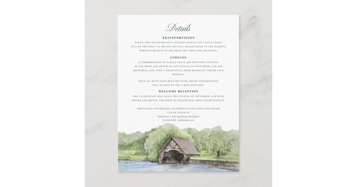 Custom enclosure card | Zazzle