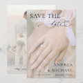 Custom Engagement Ring Photo Faded Fading Wedding Save The Date | Zazzle