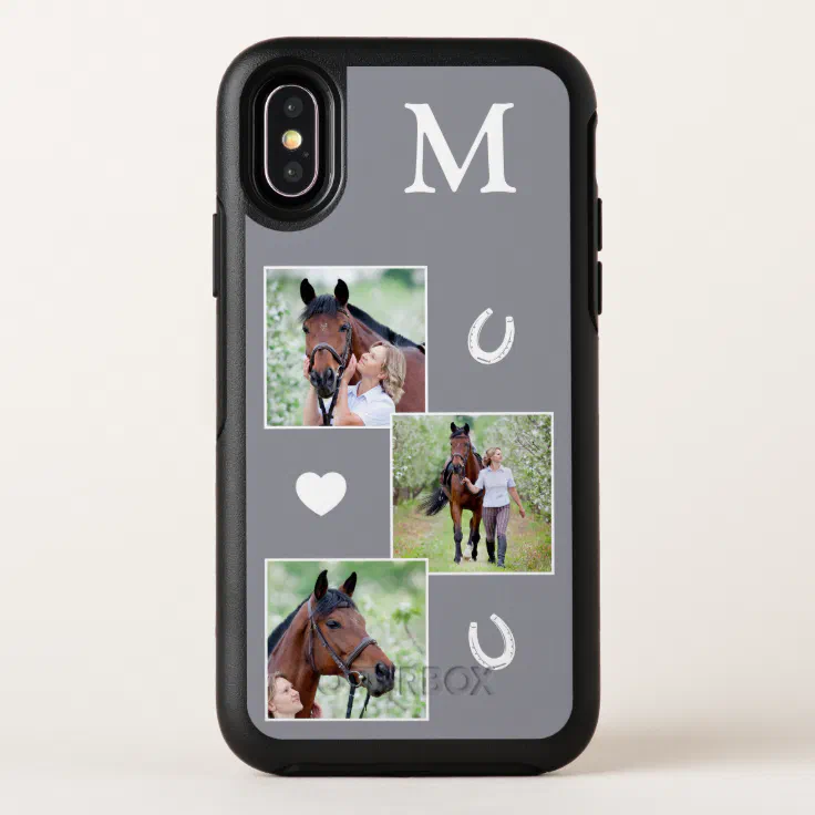 Custom Equestrian Animal Photo Horse OtterBox iPhone Case | Zazzle