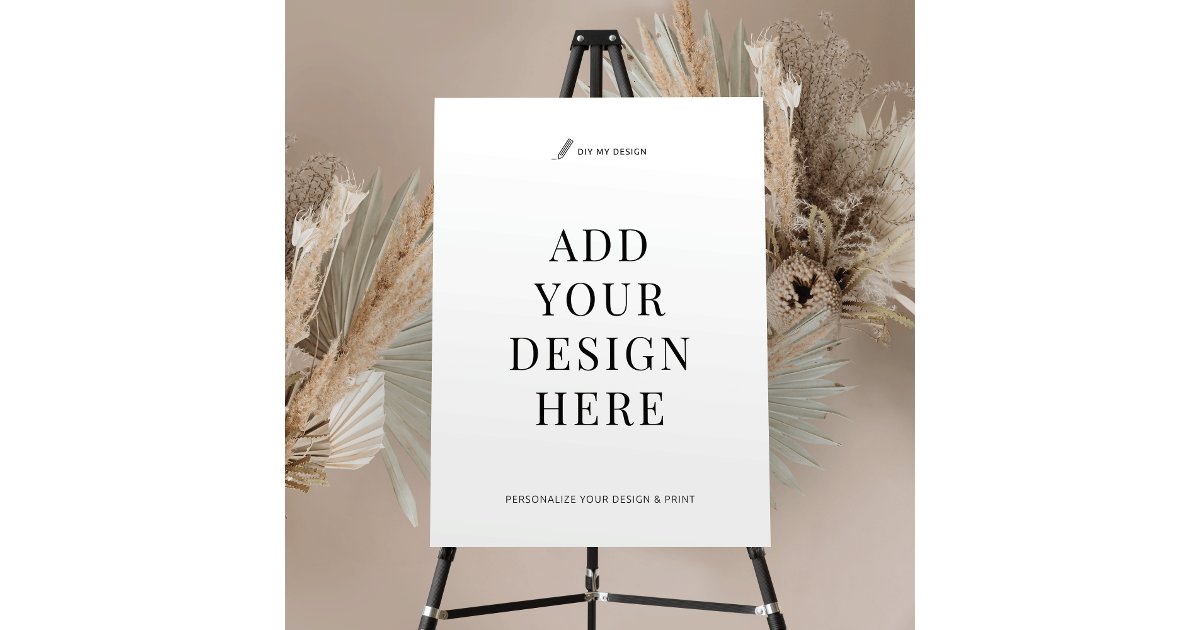 Custom Event Sign Printing 18x24" Foam Board | Zazzle