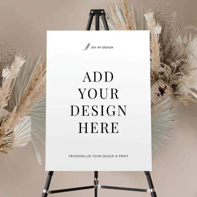 Custom Event Sign Printing 18x24" Foam Board | Zazzle