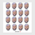 Custom Face Stickers Personalized Face Photo | Zazzle