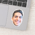 Custom Face Stickers, Personalized Face, Photo Sticker | Zazzle