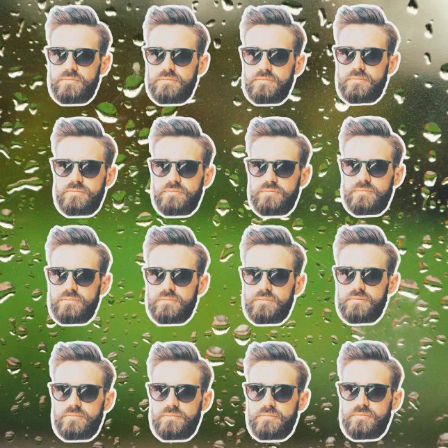 Custom Face Stickers Personalized Face Sticker | Zazzle
