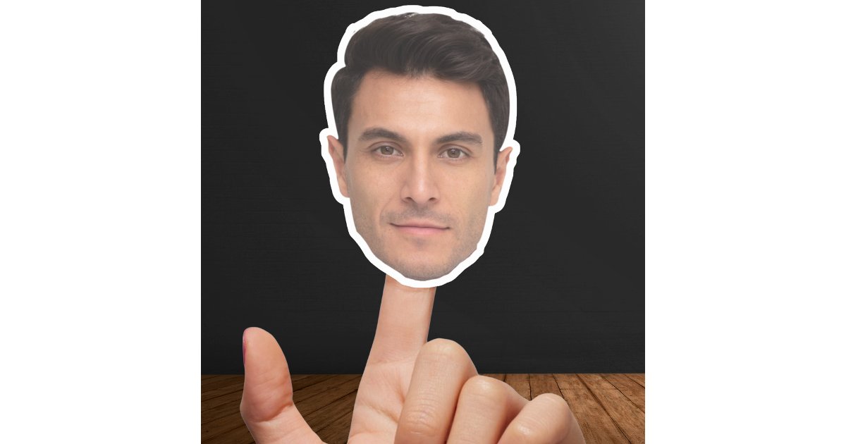 Custom Face Stickers – Personalized Photo Decals | Zazzle